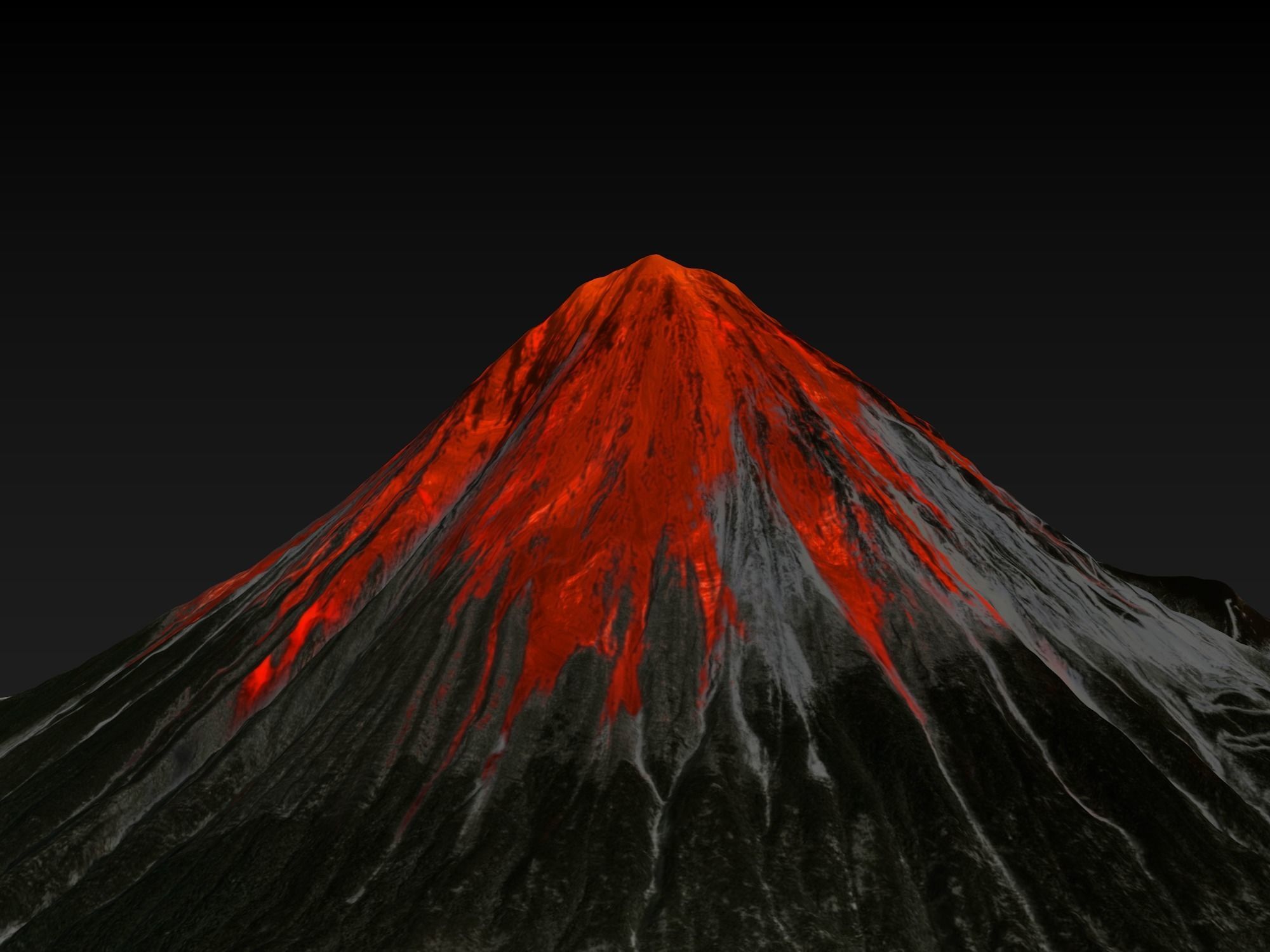 Lava Volcano Eruption 3D model | CGTrader