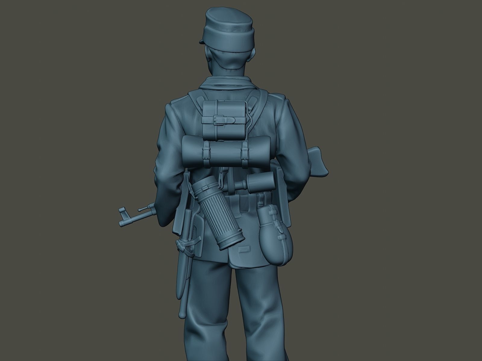 German soldier ww2 Stand Guard G3 3D model 3D printable | CGTrader