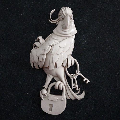 parrot 3D model 3D printable | CGTrader