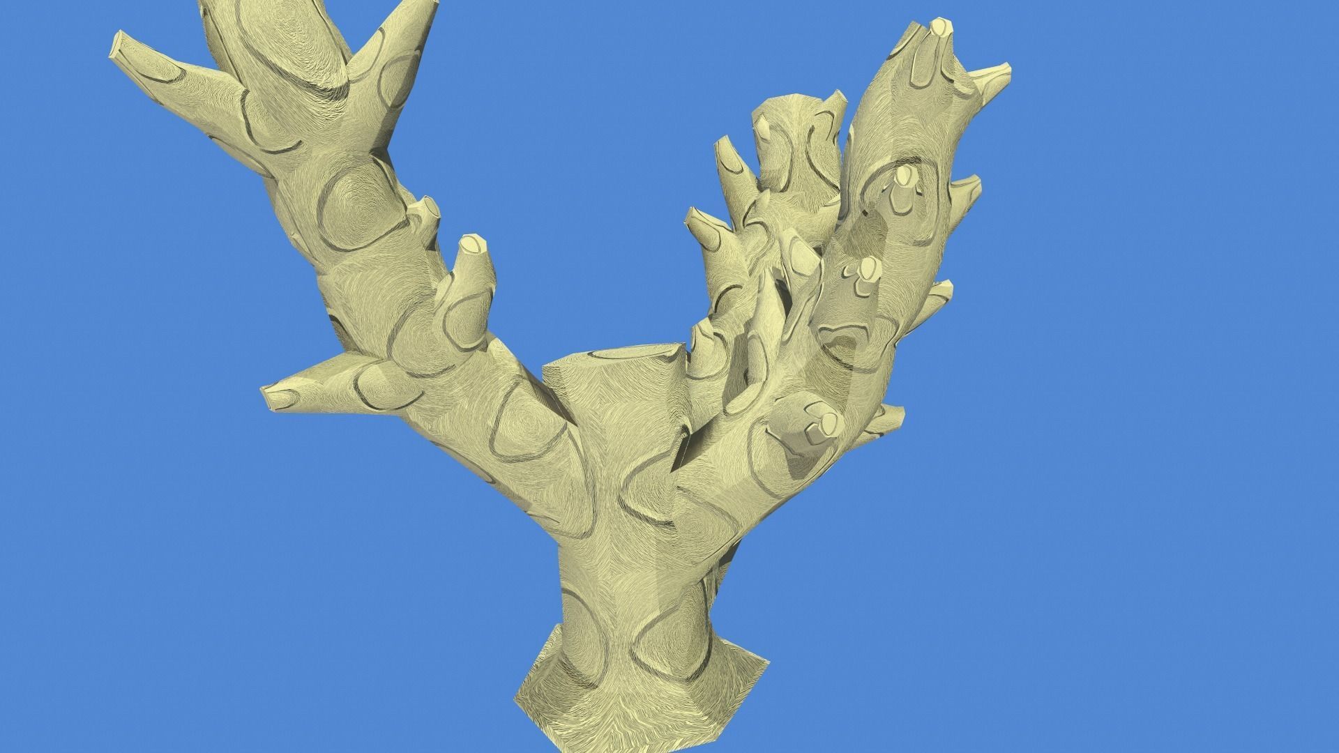 3D model Game Ready Tree branch VR / AR / low-poly | CGTrader