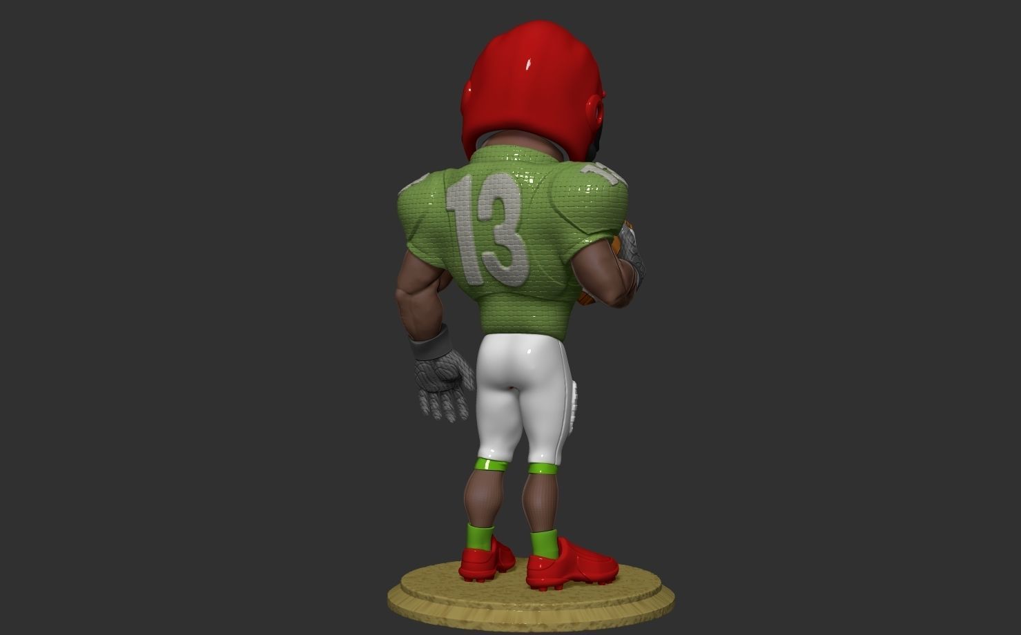 football player free 3D model 3D printable | CGTrader