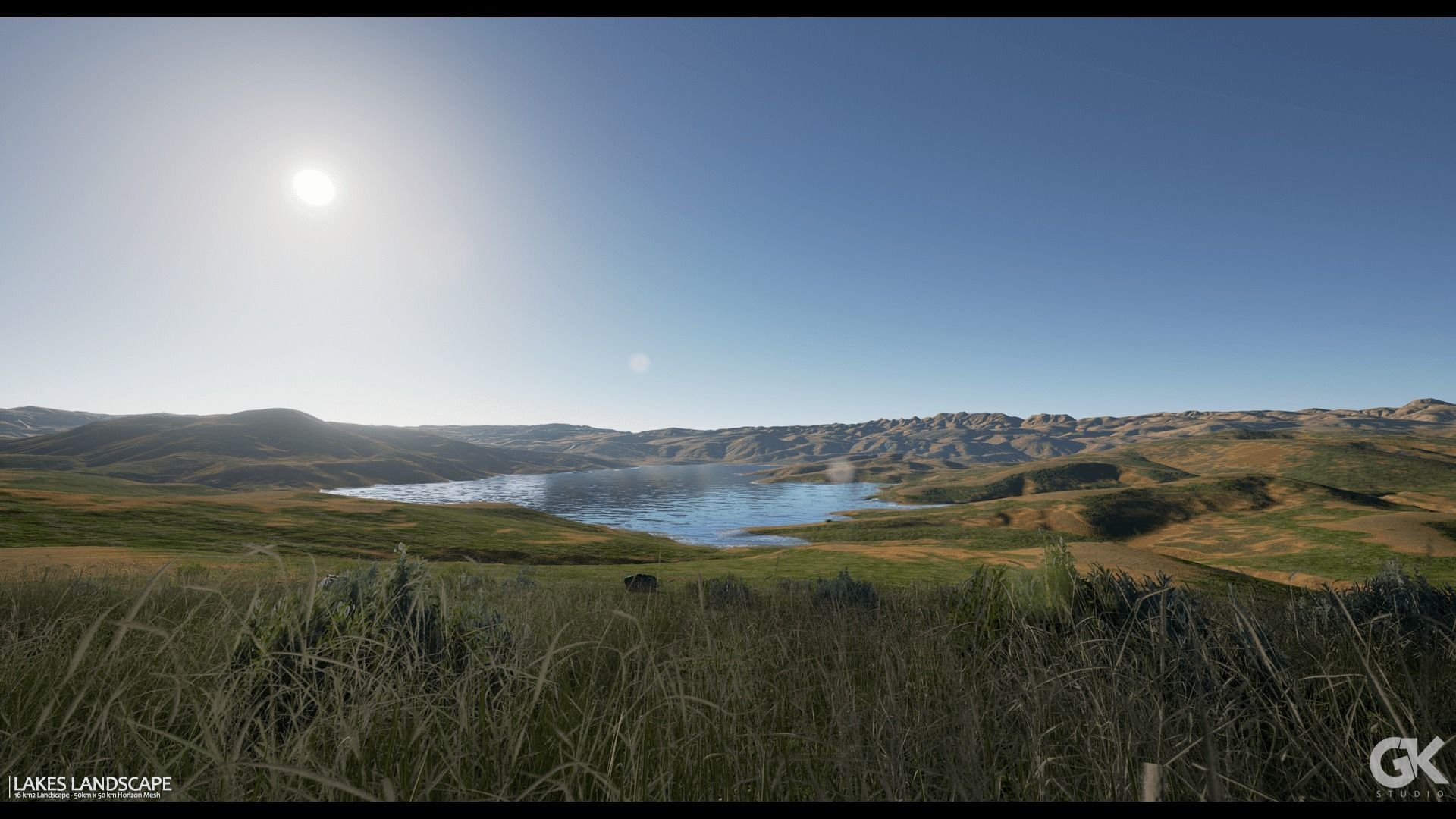 3D model Lakes Landscape VR / AR / low-poly | CGTrader