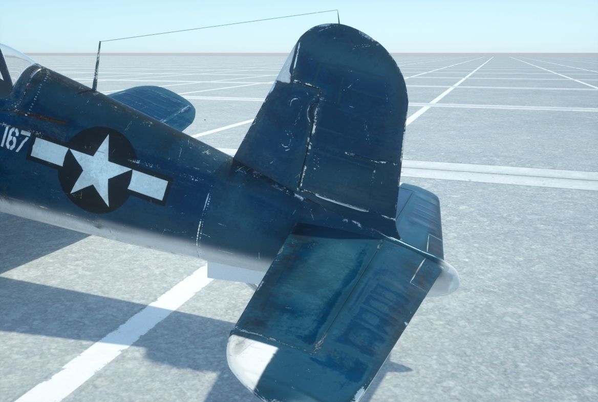 F4U Corsair 3D model | CGTrader