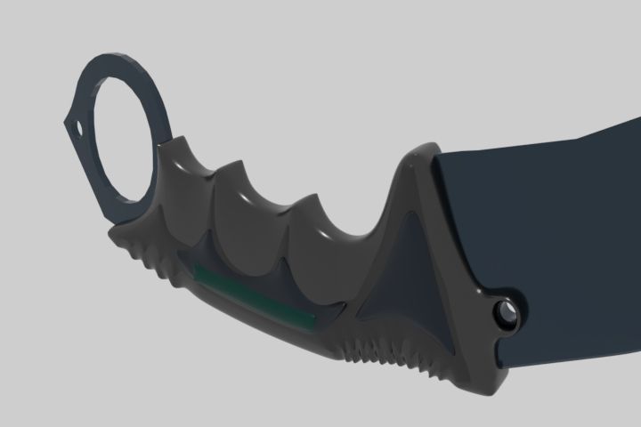 karambit knife 3D model 3D printable | CGTrader