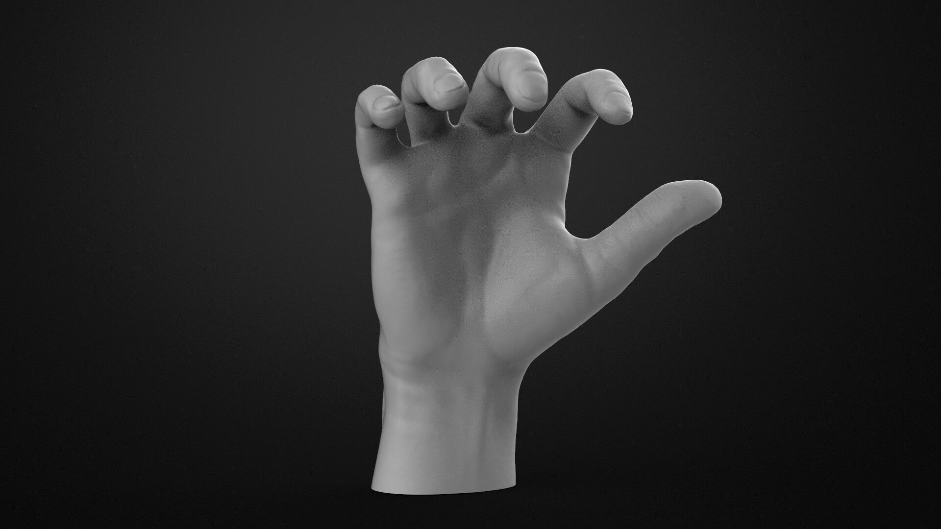 Hand for print and decor 3D model 3D printable | CGTrader
