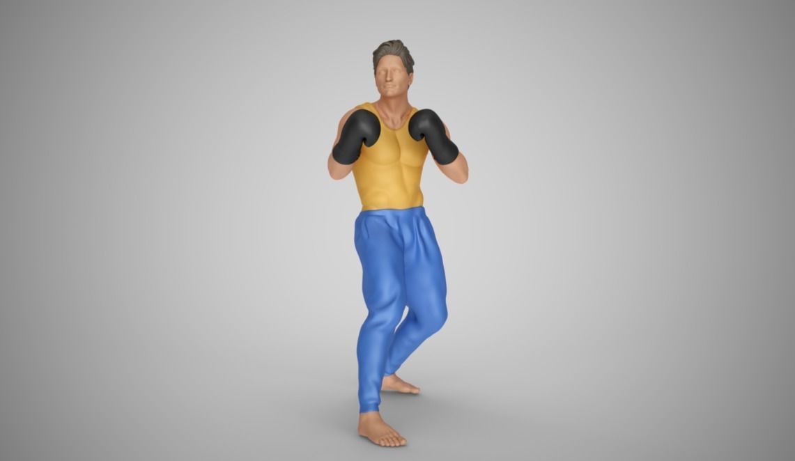 Boxing Training 3D model 3D printable | CGTrader