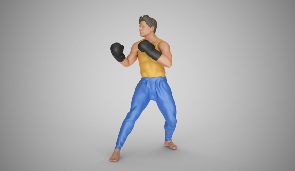 Boxing Training 3D model 3D printable | CGTrader