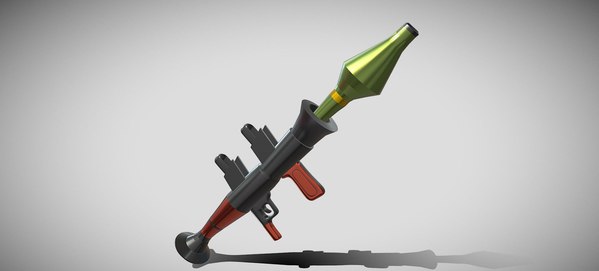 Rocket-Propelled Grenade 3D model | CGTrader