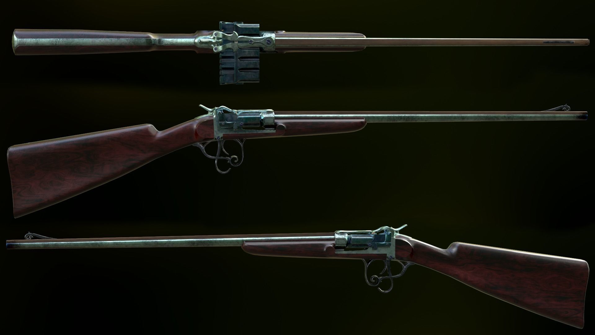 3D model Harmonika weapons VR / AR / low-poly | CGTrader