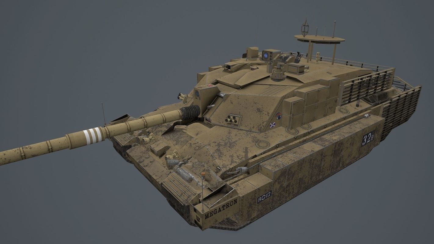 3D model challenger-2 TES MEGATRON VR / AR / low-poly | CGTrader