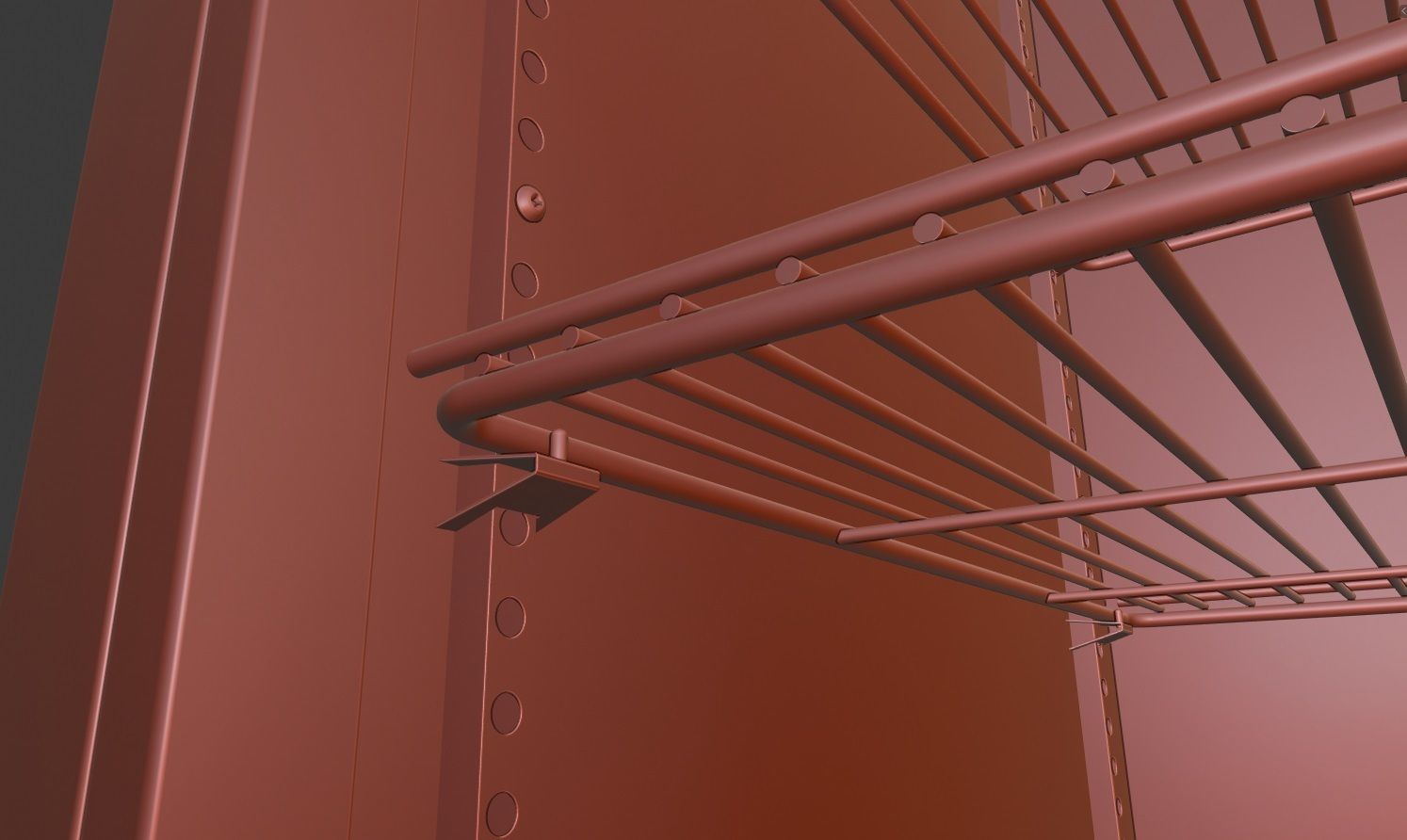 True Countertop Refrigerator 3D model | CGTrader