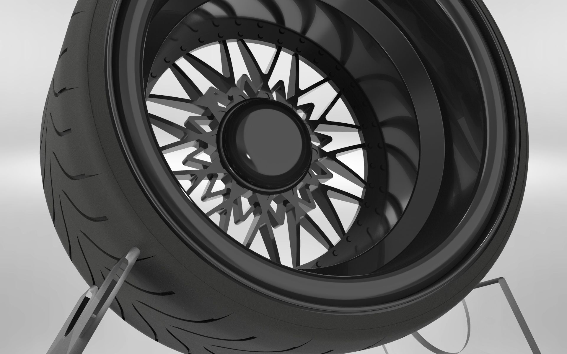 Custom Drift Rims 3D model 3D model | CGTrader