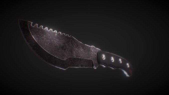 3D model Tactical Knife VR / AR / low-poly | CGTrader