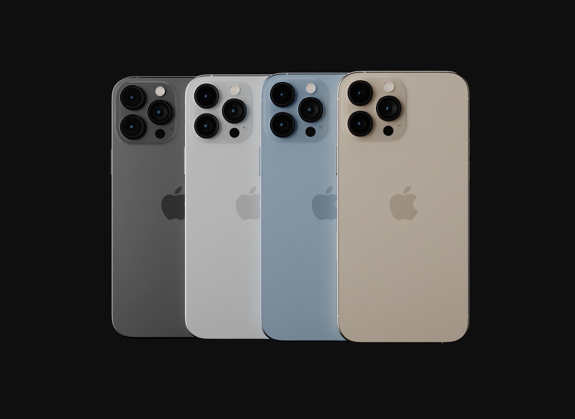 Ultimate Apple iPhone Collection Official Colors and Dimensions | CGTrader