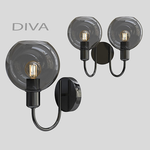 DIVA lamp 3D model | CGTrader