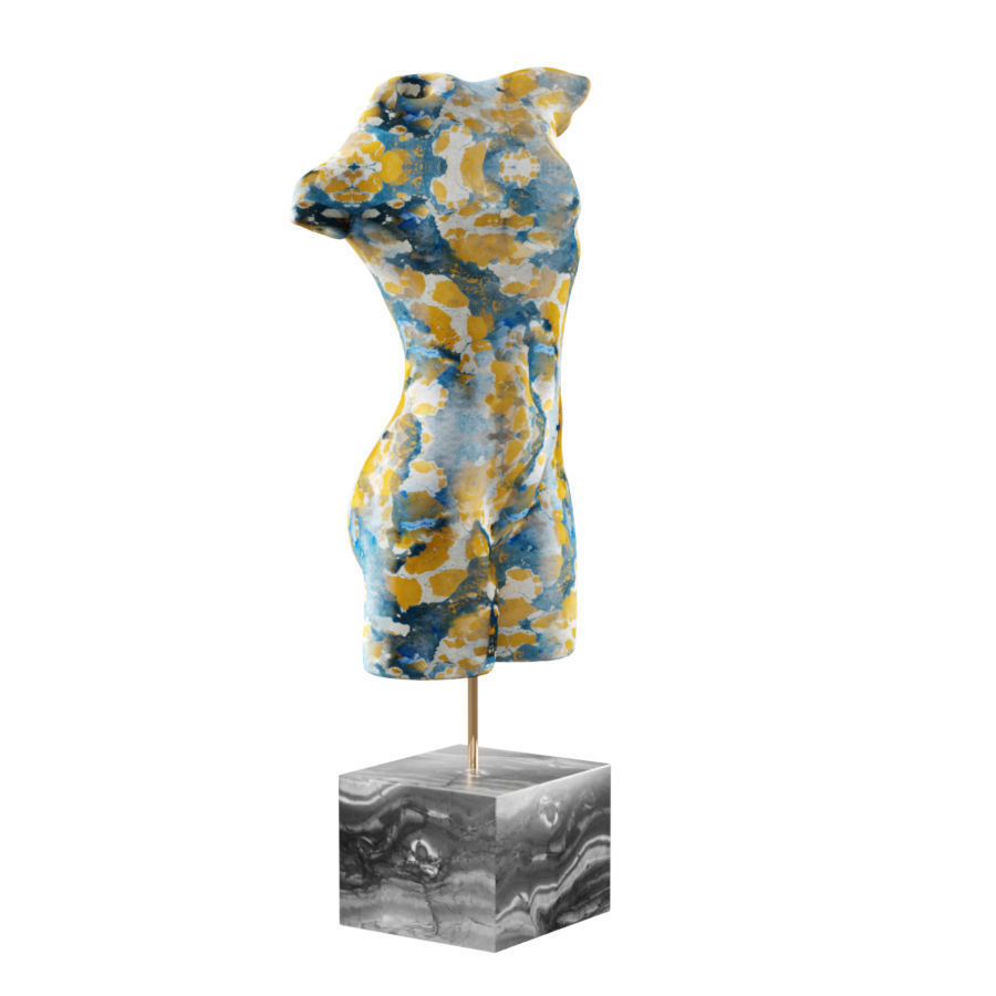 Kelly Wearstler RARITY FEMALE TORSO 3D model | CGTrader