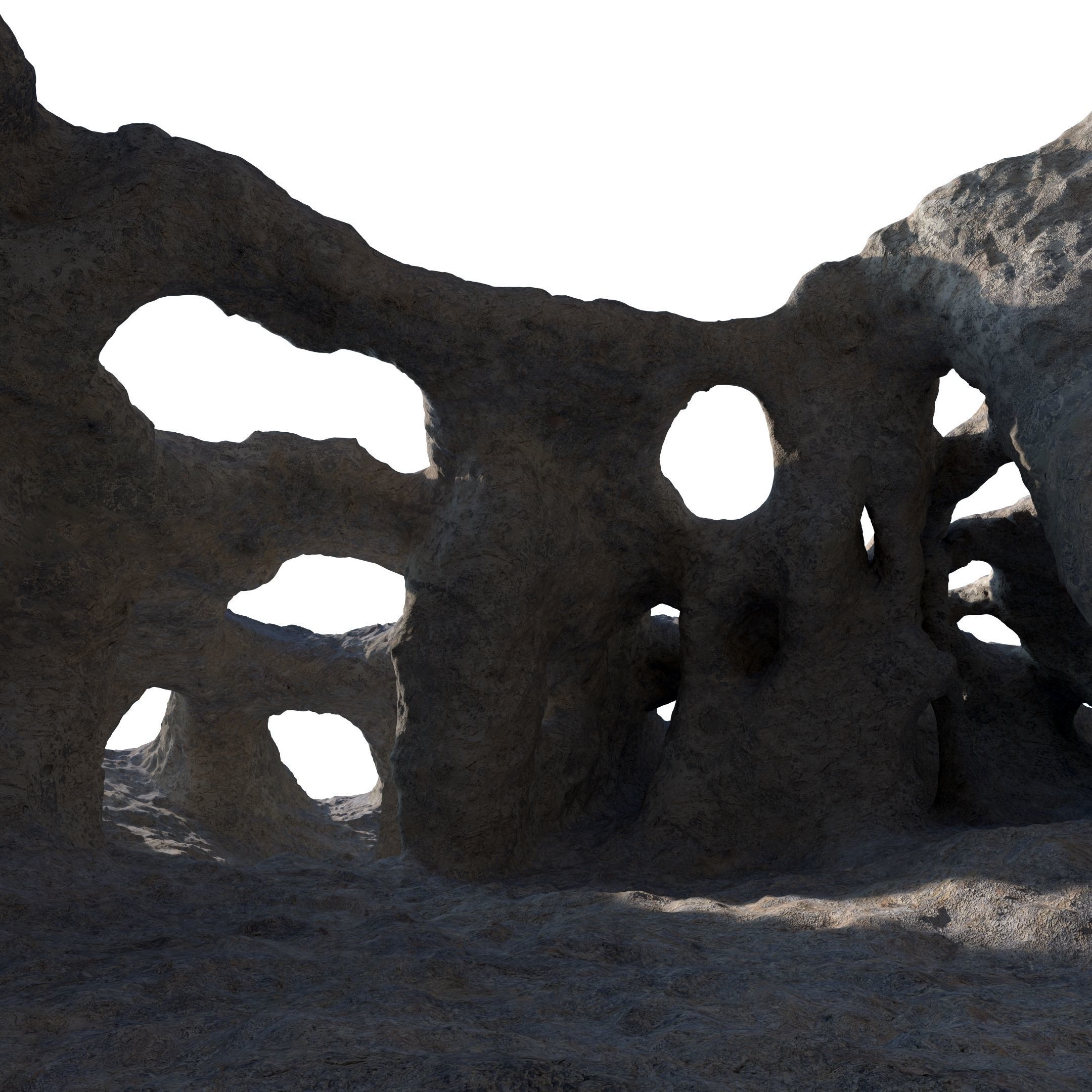 Underwater cavern 3D model | CGTrader