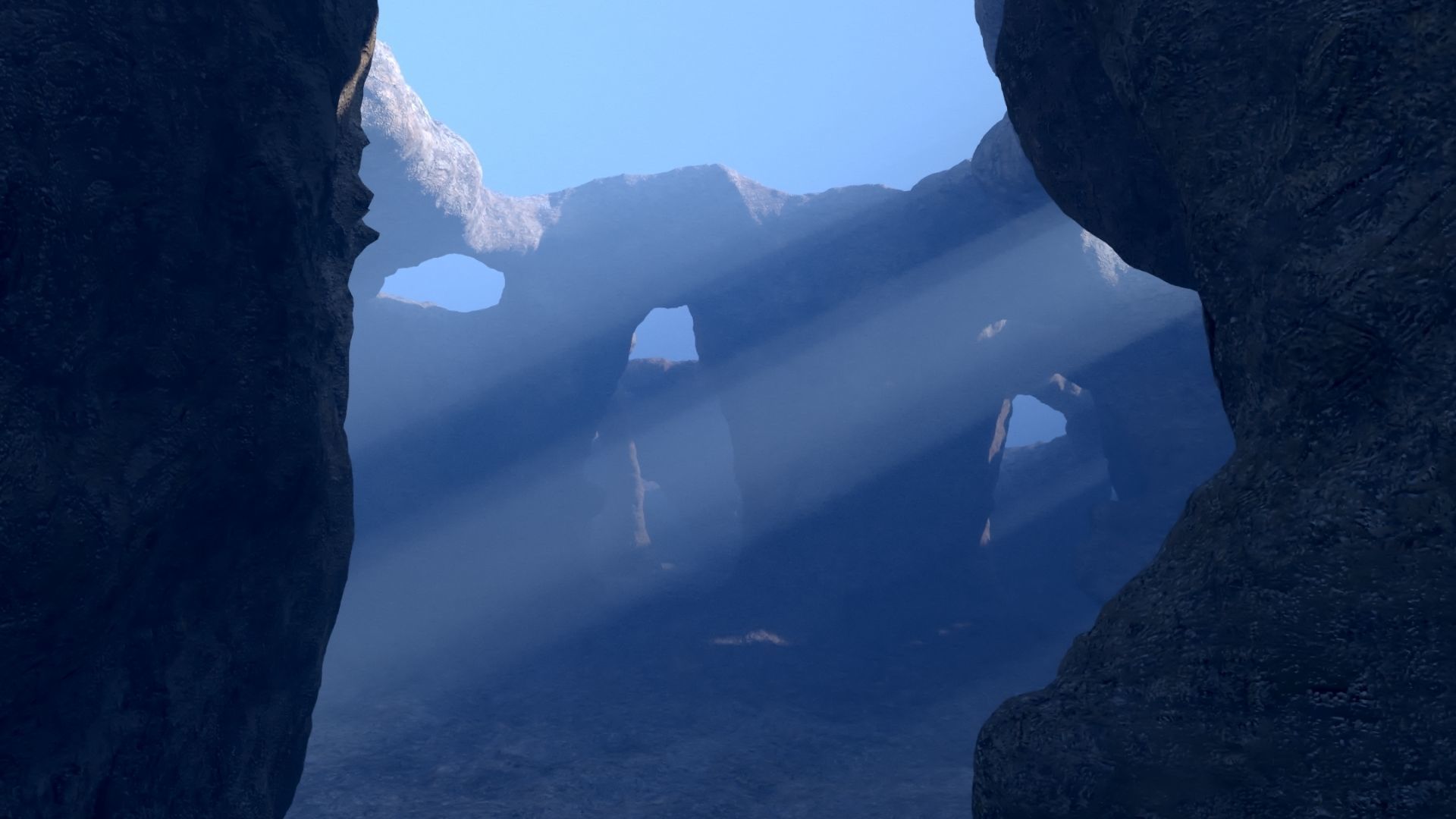 Underwater cavern 3D model | CGTrader