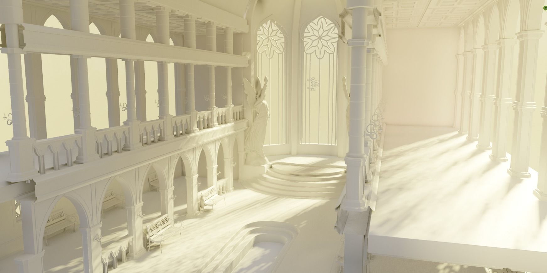 medieval palace 3D model | CGTrader