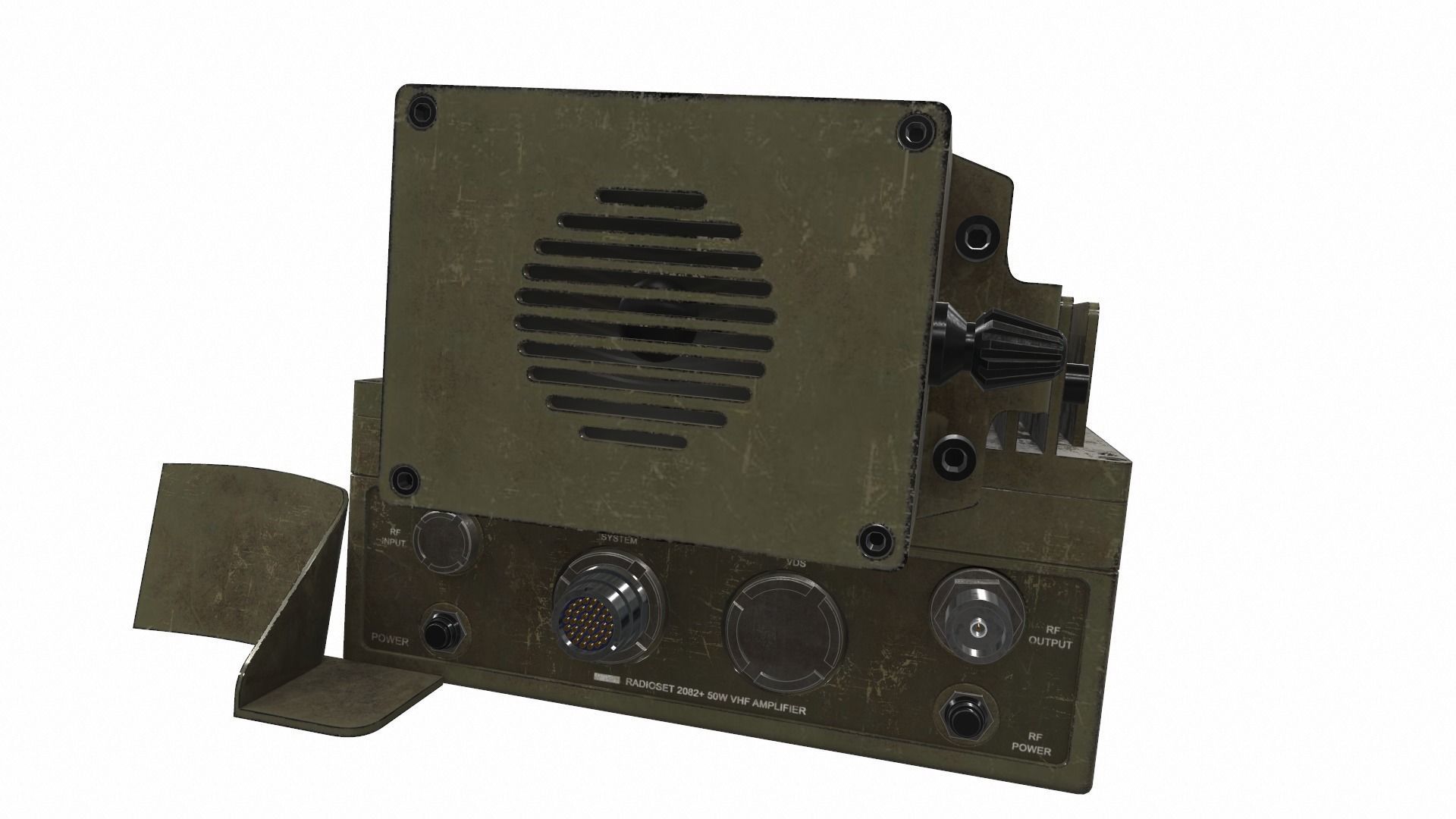 Radio military AN PRC-2082 tactical unit 3D model | CGTrader