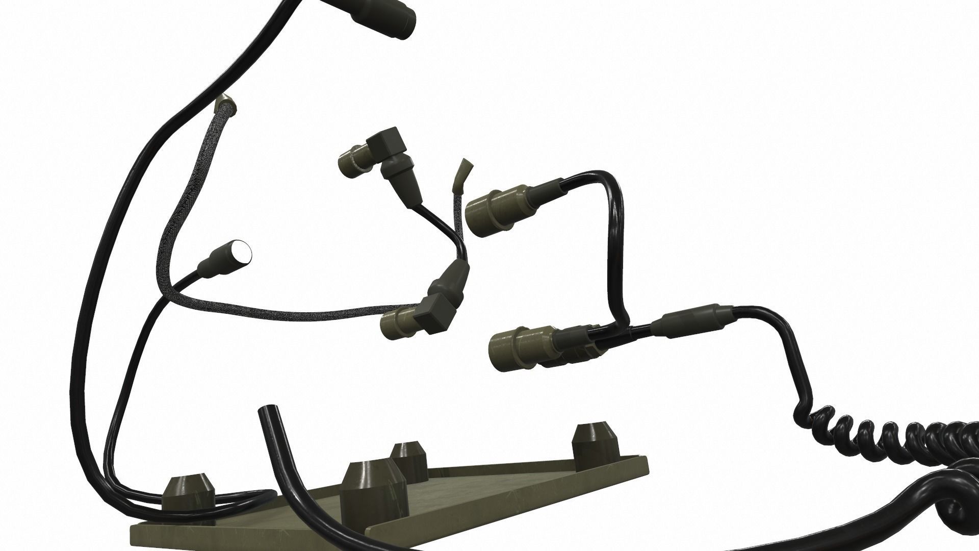 Radio military AN PRC-2082 tactical unit 3D model | CGTrader