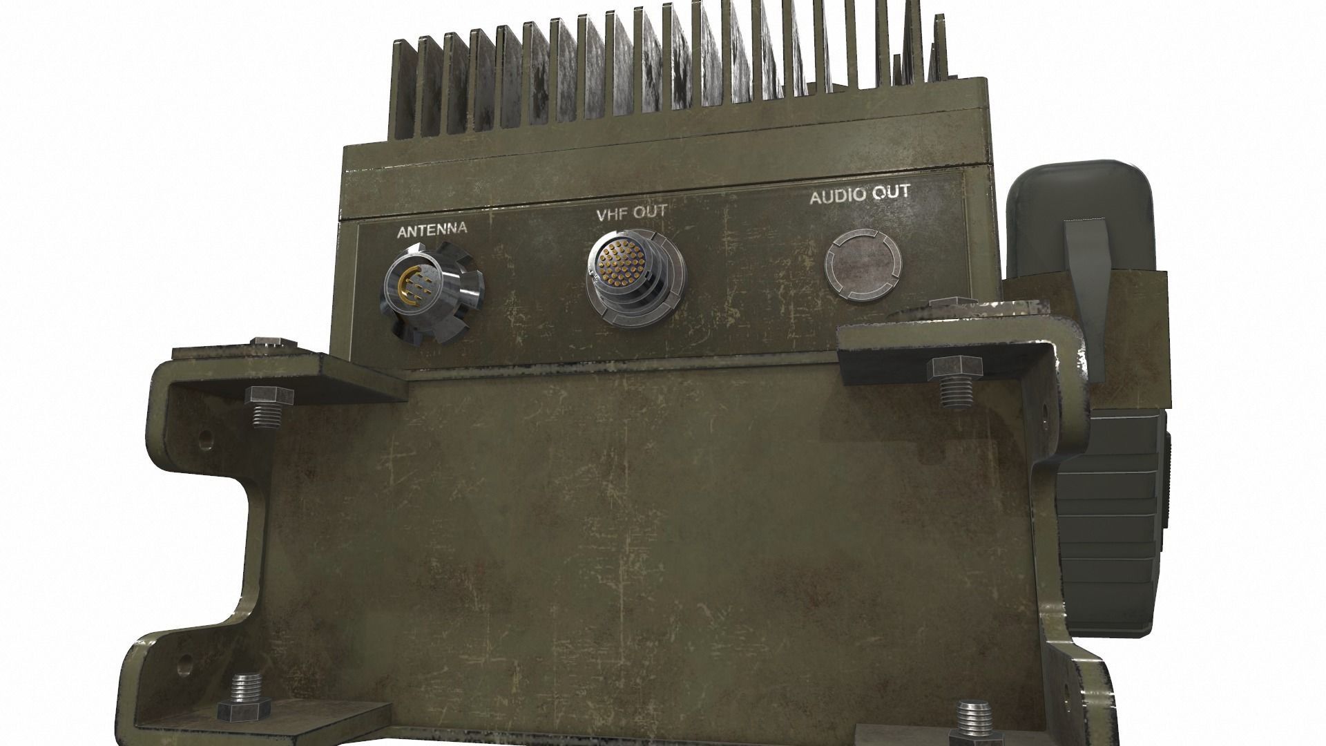 Radio military AN PRC-2082 tactical unit 3D model | CGTrader