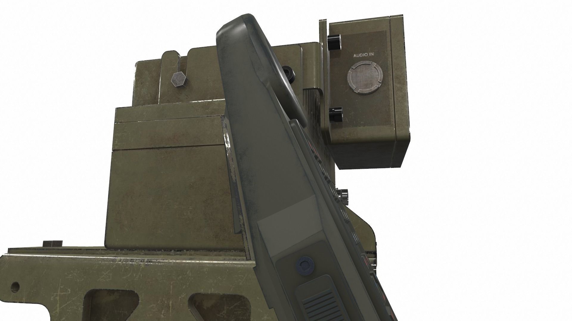 Radio military AN PRC-2082 tactical unit 3D model | CGTrader