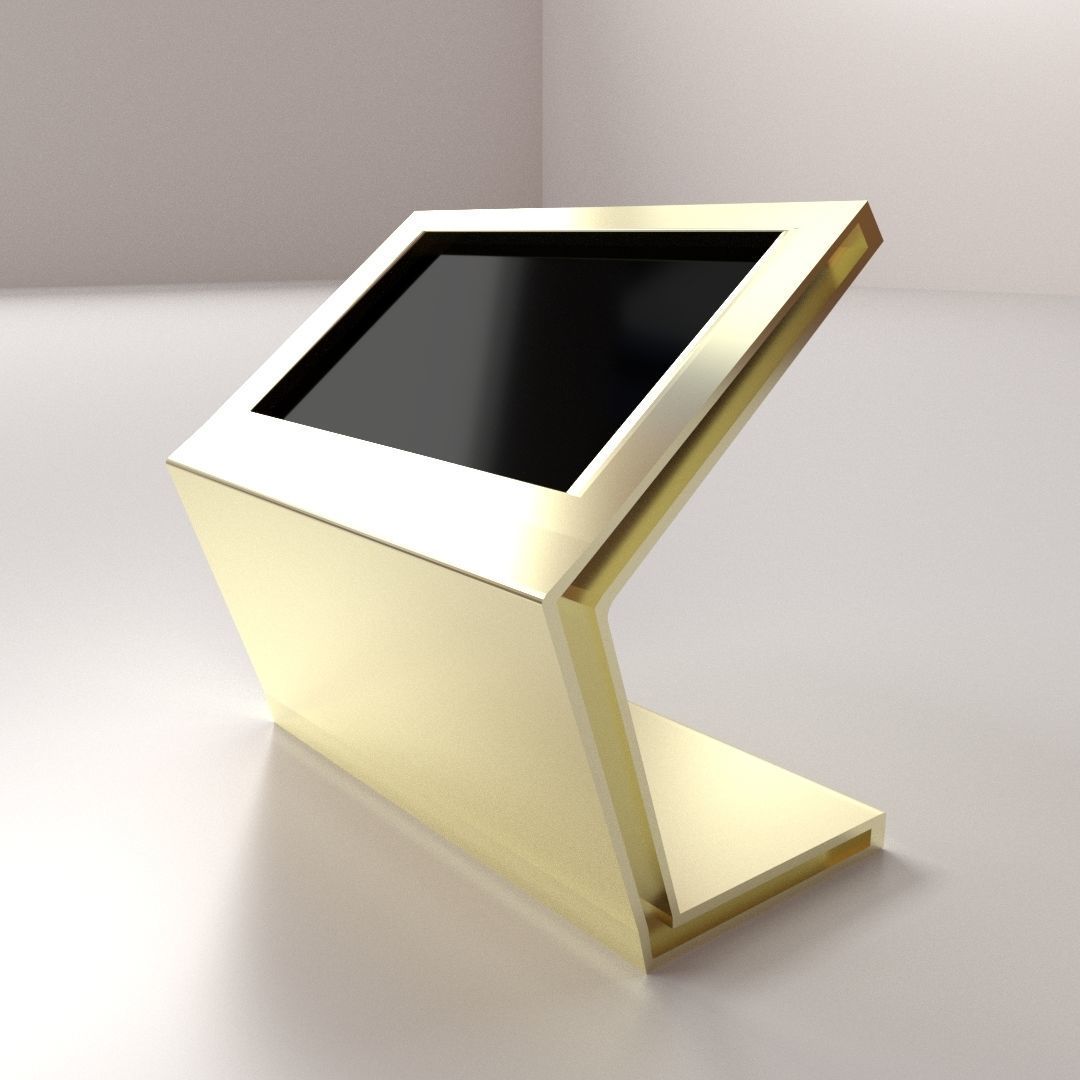 Computer Kiosk 3D model | CGTrader
