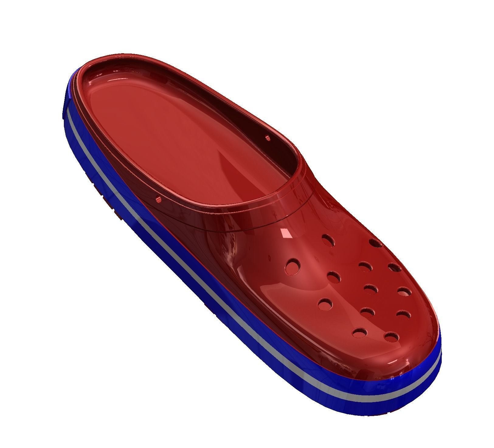 Crocs Shoe - SolidWorks 3D model | CGTrader