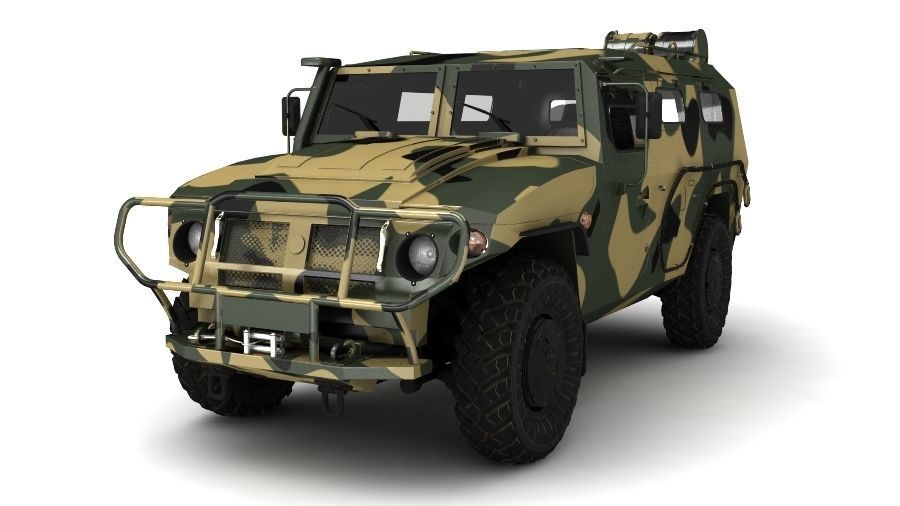 GAZ TIGR 3D model 3D model | CGTrader