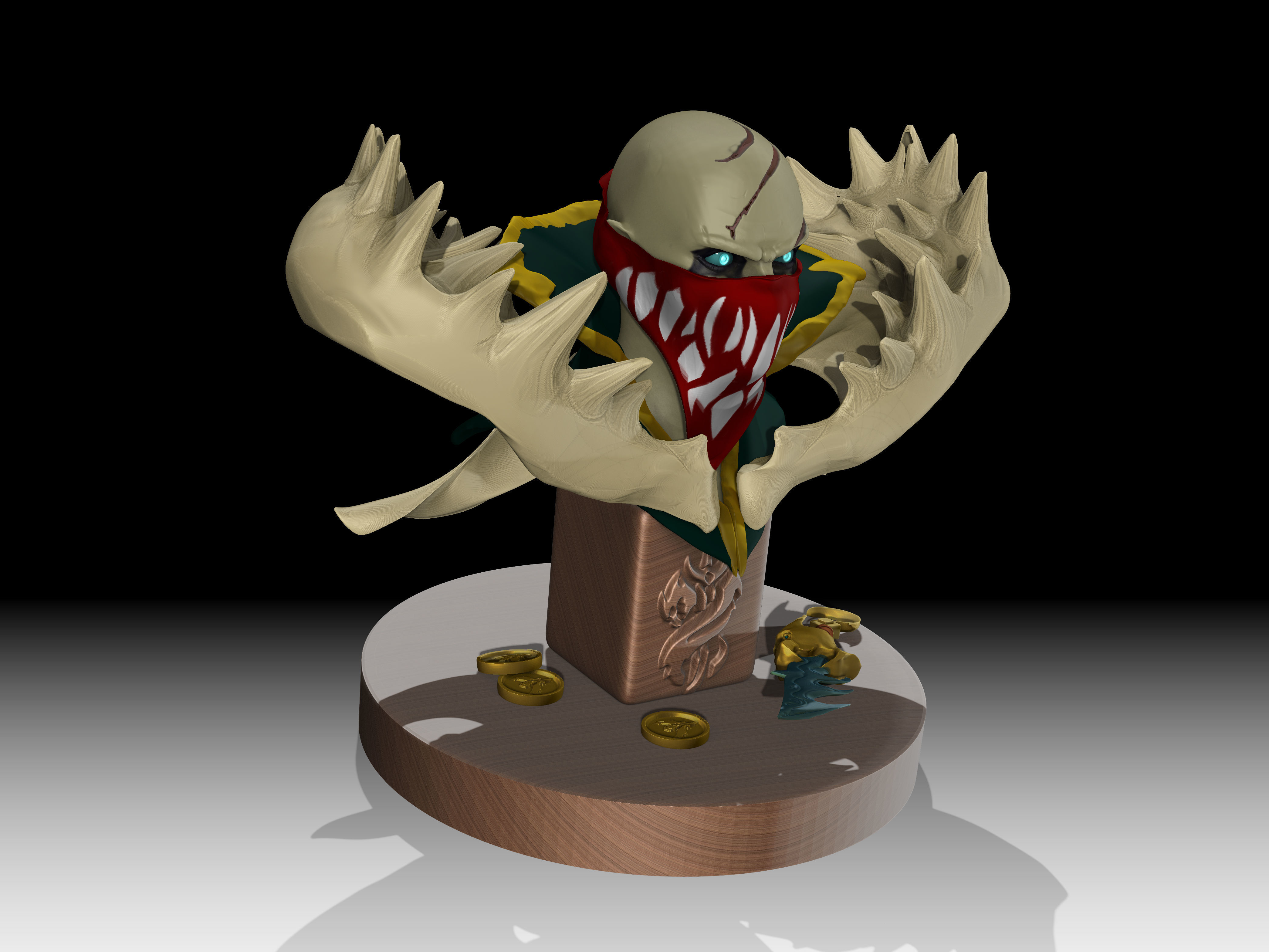3d Print Model League Of Legends Pyke Cgtrader