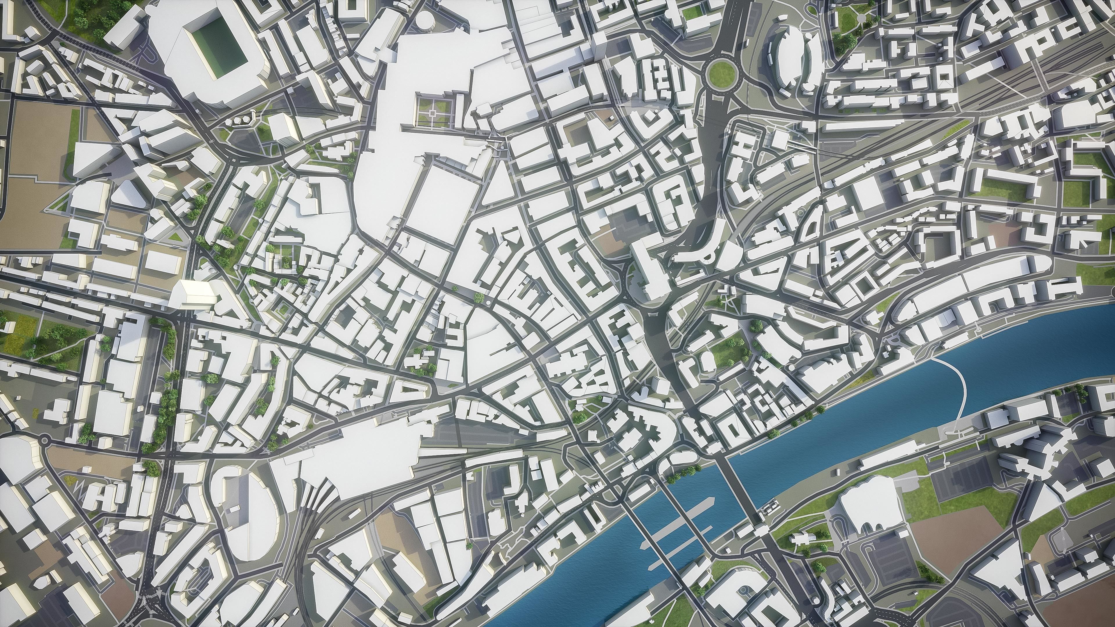 3D model Newcastle upon Tyne VR / AR / low-poly | CGTrader