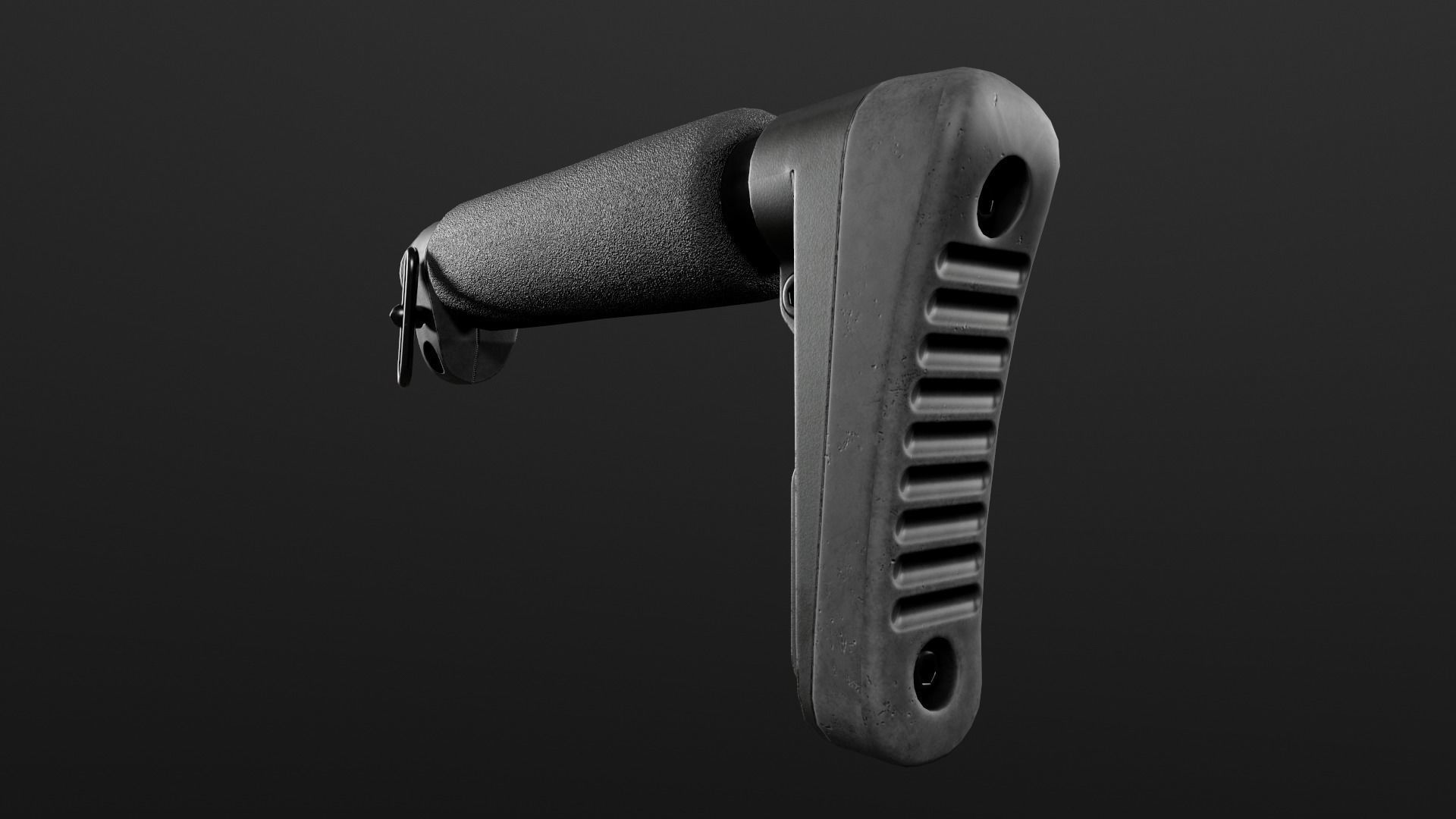 3D model ACE Ultra Lite AR15 Entry Length Stock VR / AR / low-poly ...