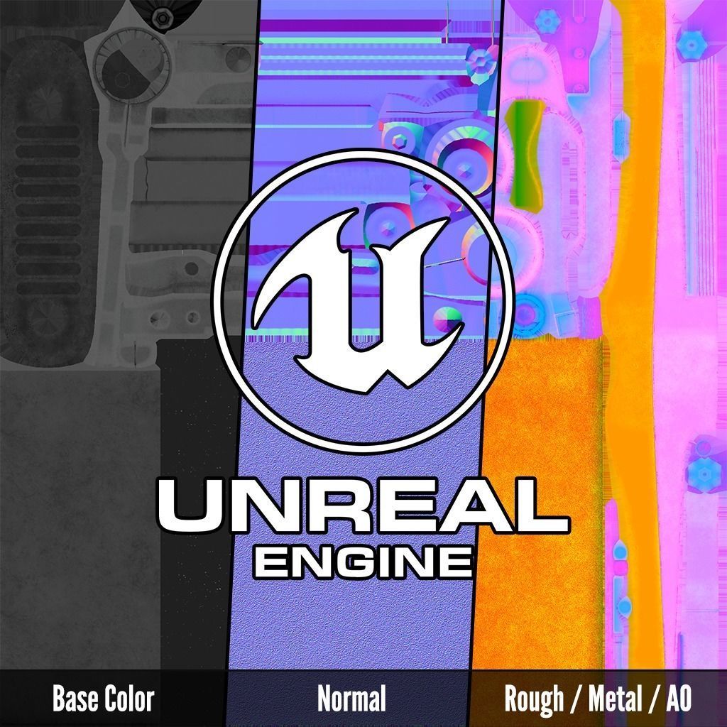 3D model ACE Ultra Lite AR15 Entry Length Stock VR / AR / low-poly ...