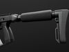 3D model ACE Ultra Lite AR15 Entry Length Stock VR / AR / low-poly ...