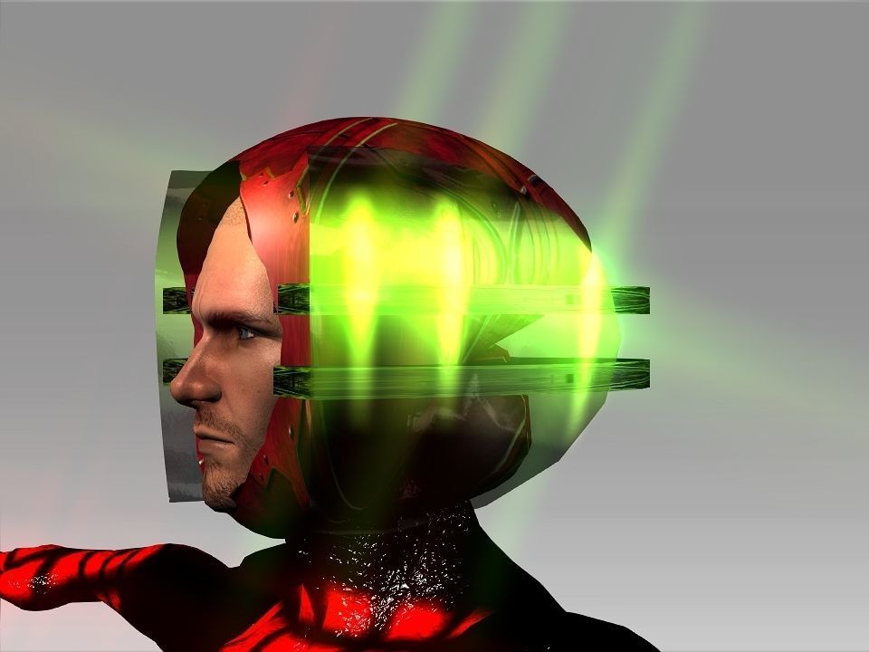 3D model Open Mask Tech Helmet VR / AR / low-poly animated | CGTrader
