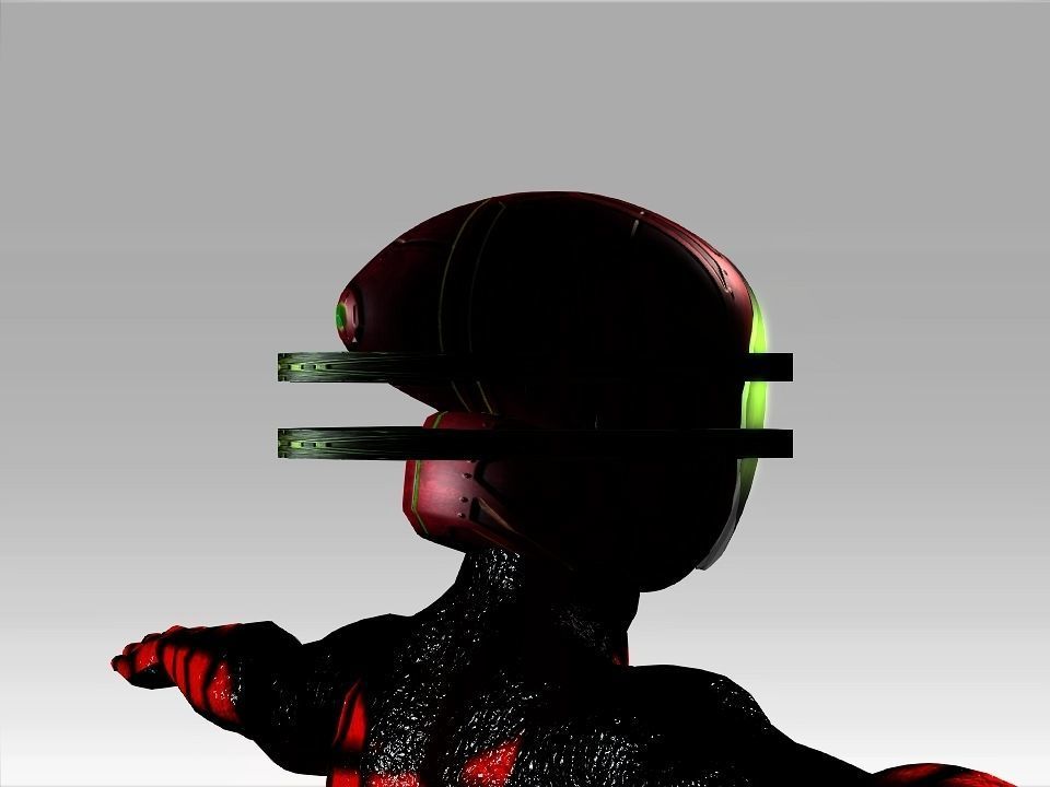 3D model Open Mask Tech Helmet VR / AR / low-poly animated | CGTrader