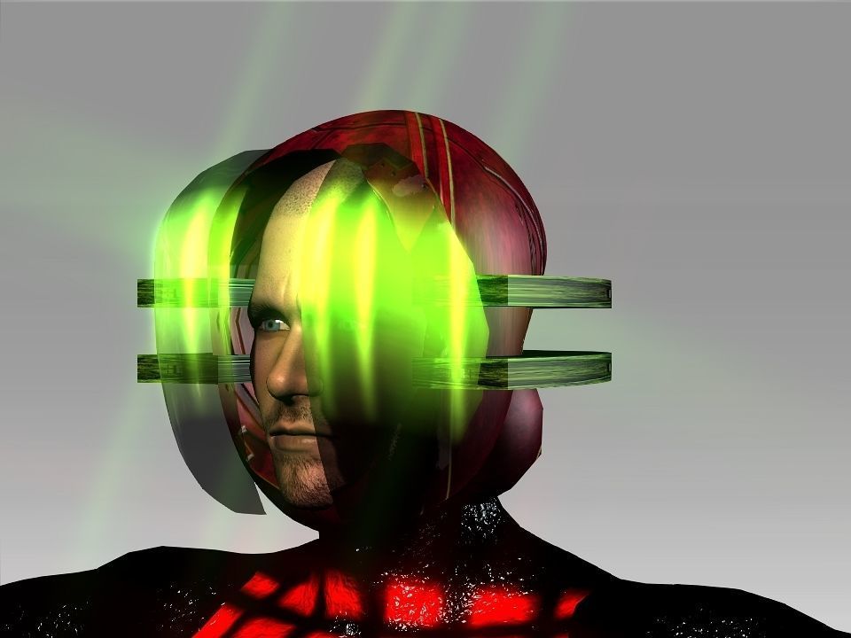 3D model Open Mask Tech Helmet VR / AR / low-poly animated | CGTrader