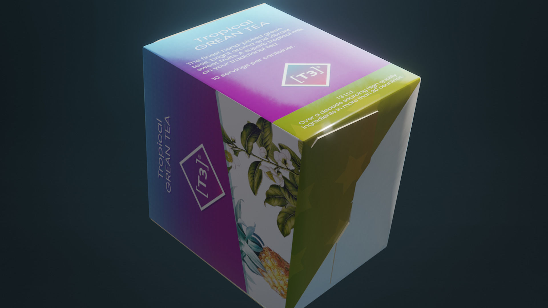Rigged Dieline for Box Packaging Design and Product Animation 3D model ...