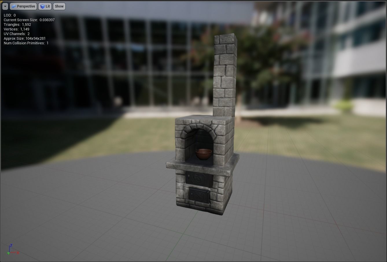 3D model Furnace PBR VR / AR / low-poly | CGTrader