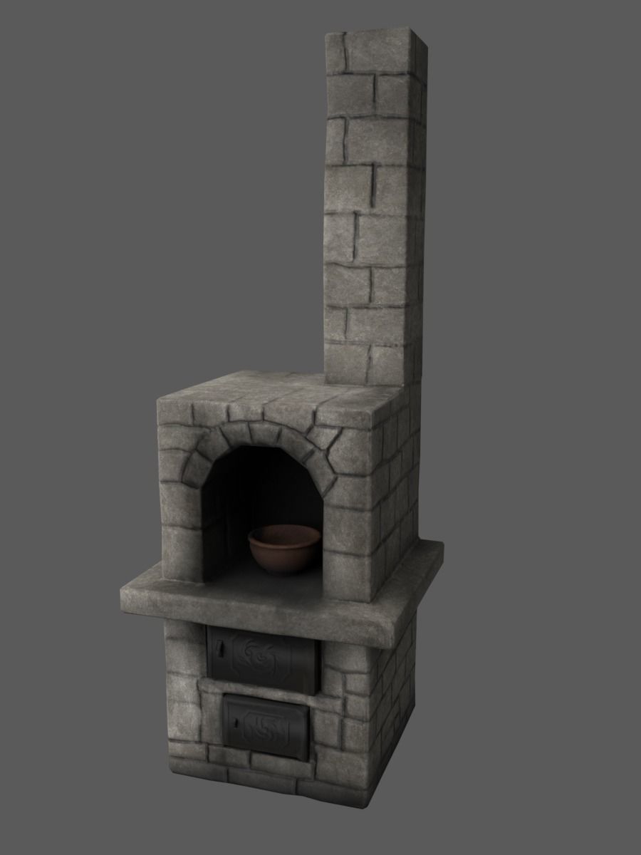 3D model game-ready Furnace | CGTrader