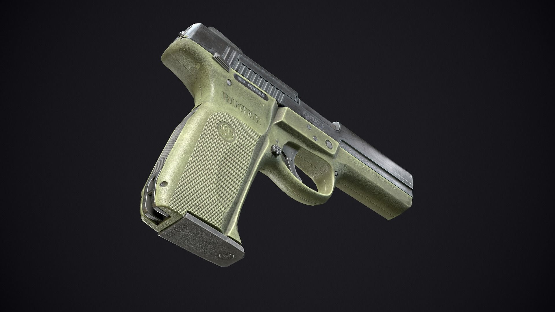 3D model Ruger SR9 VR / AR / low-poly rigged | CGTrader