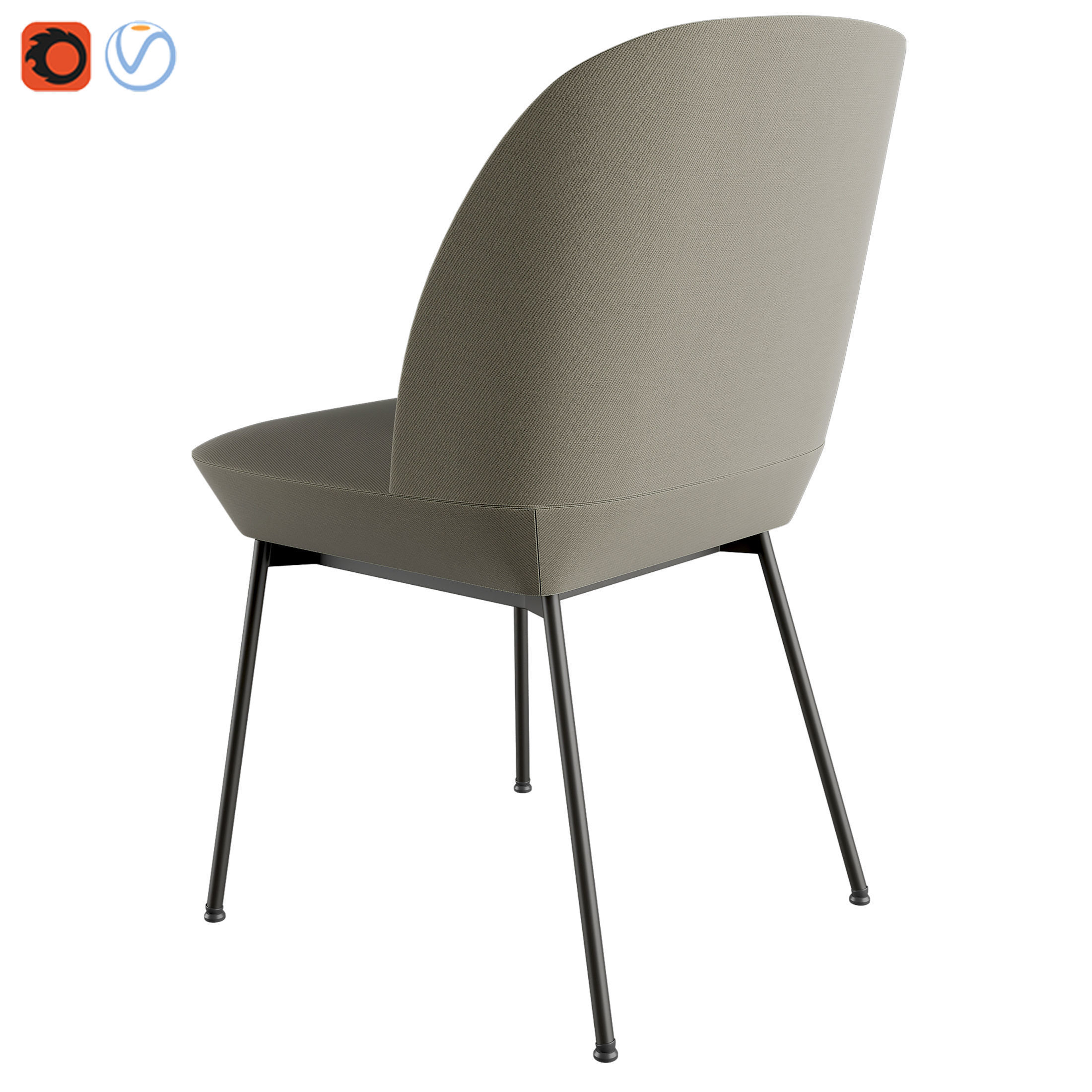 Oslo Side Chair 3D model | CGTrader