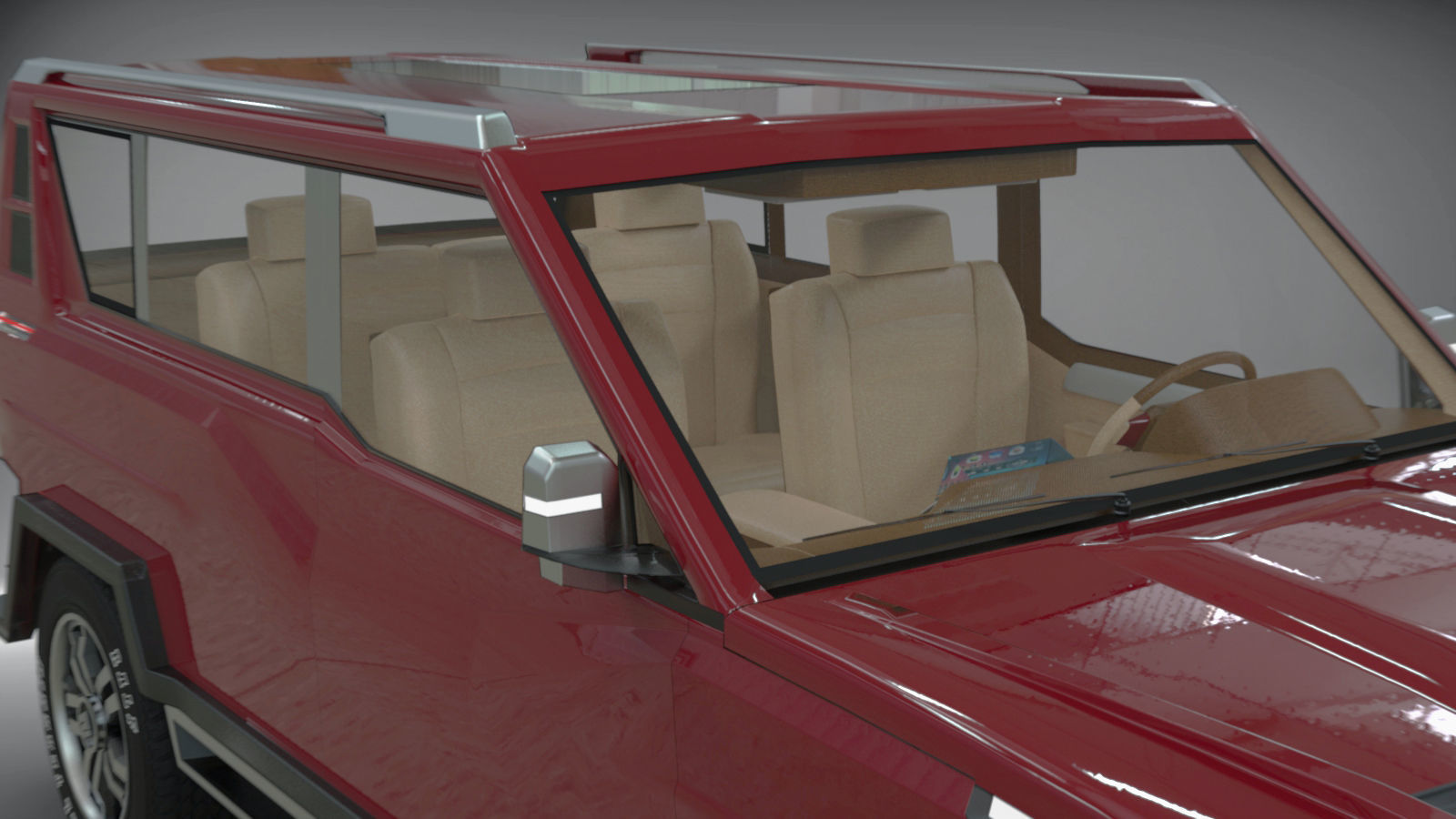 SUV original vehicle design 3D model | CGTrader