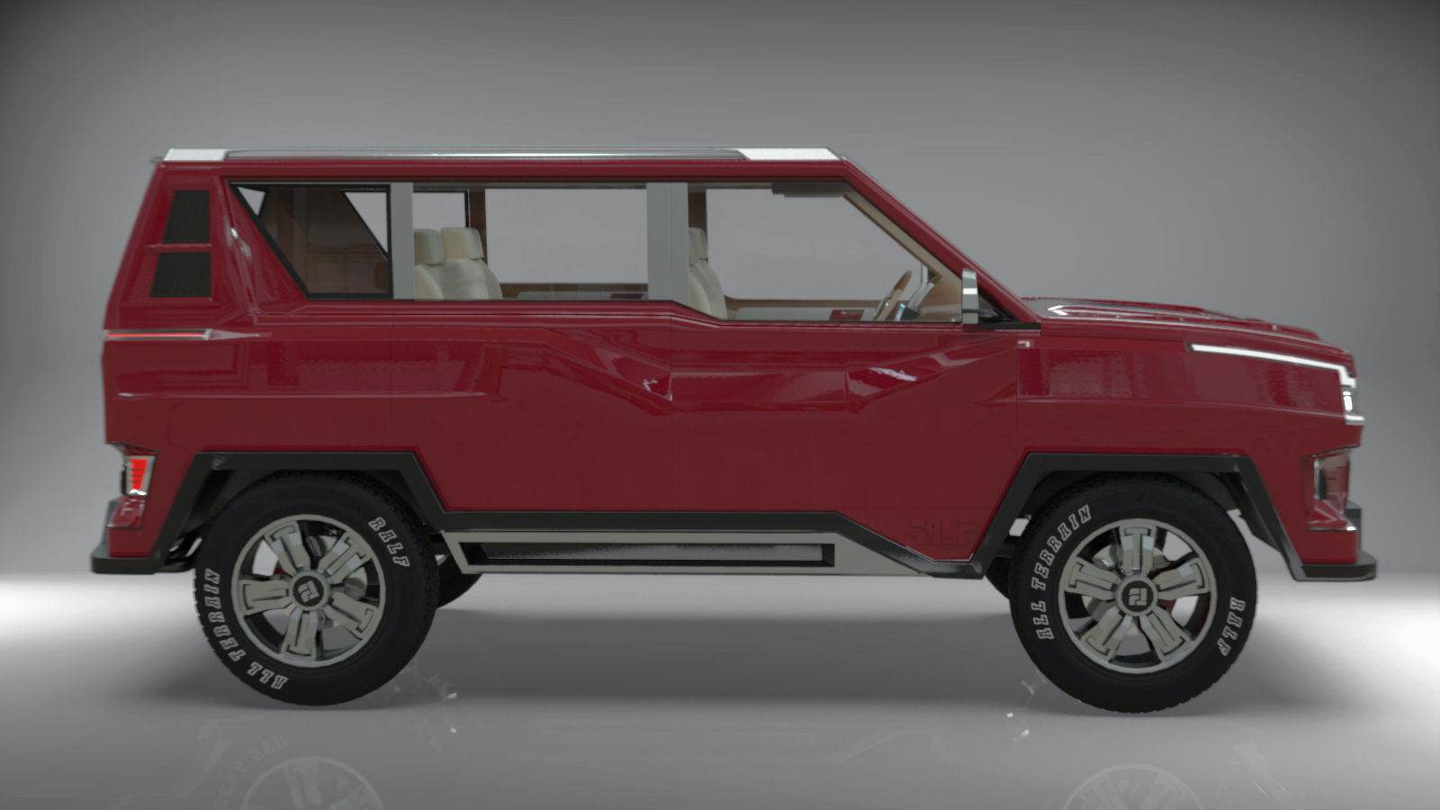 SUV original vehicle design 3D model | CGTrader