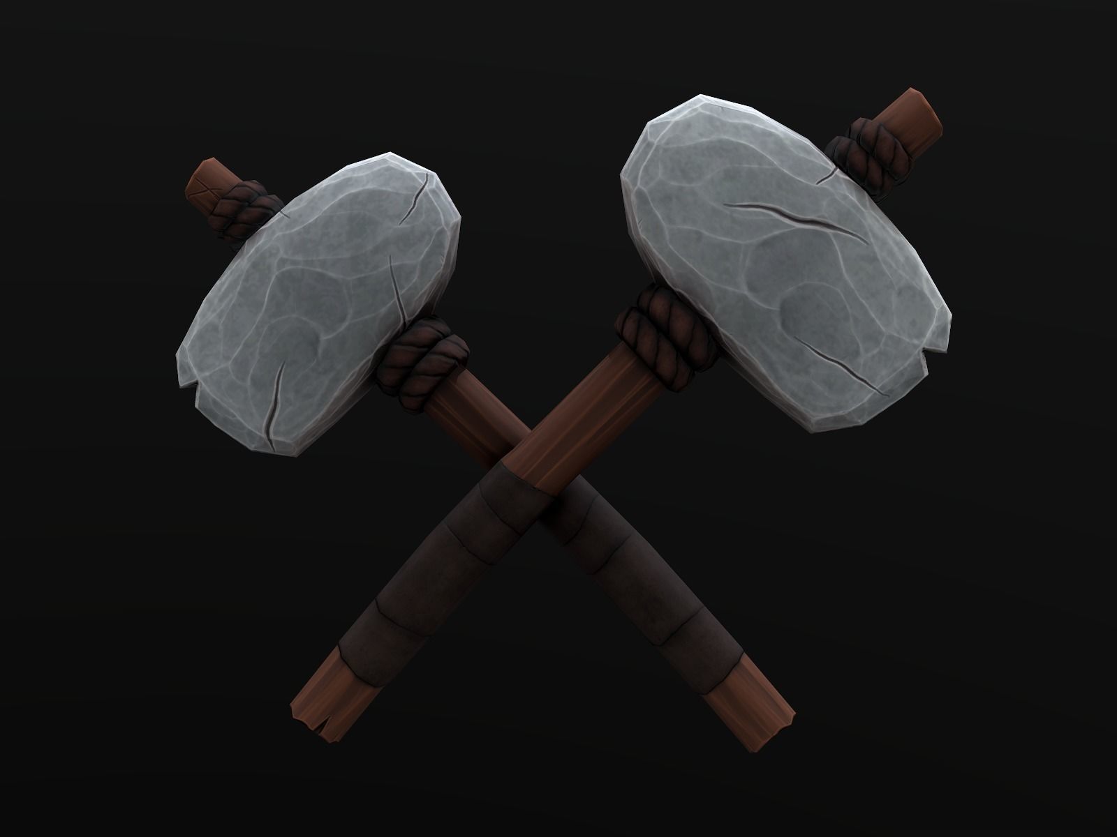 3D model Stylized Primitive Axe VR / AR / low-poly | CGTrader