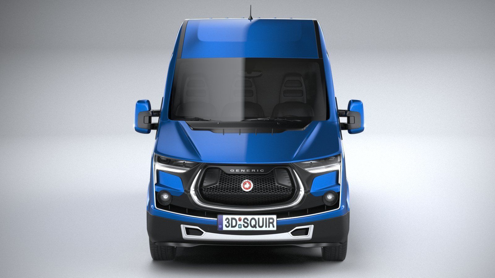 Generic Van Heavy 2020 3D model | CGTrader