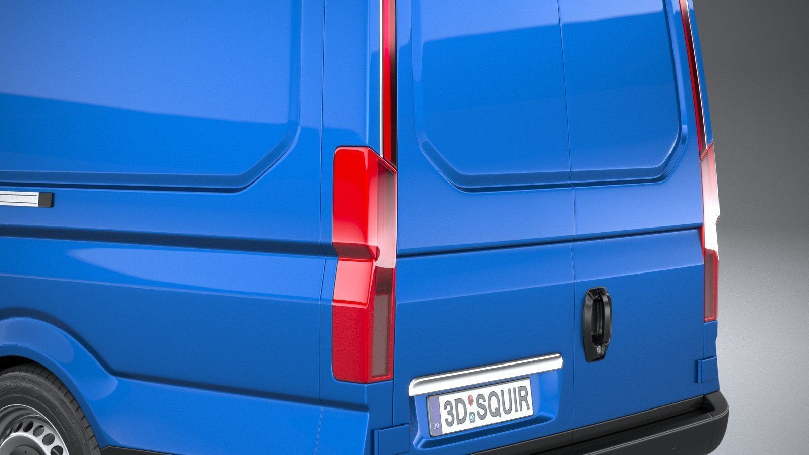 Generic Van Heavy 2020 3D model | CGTrader