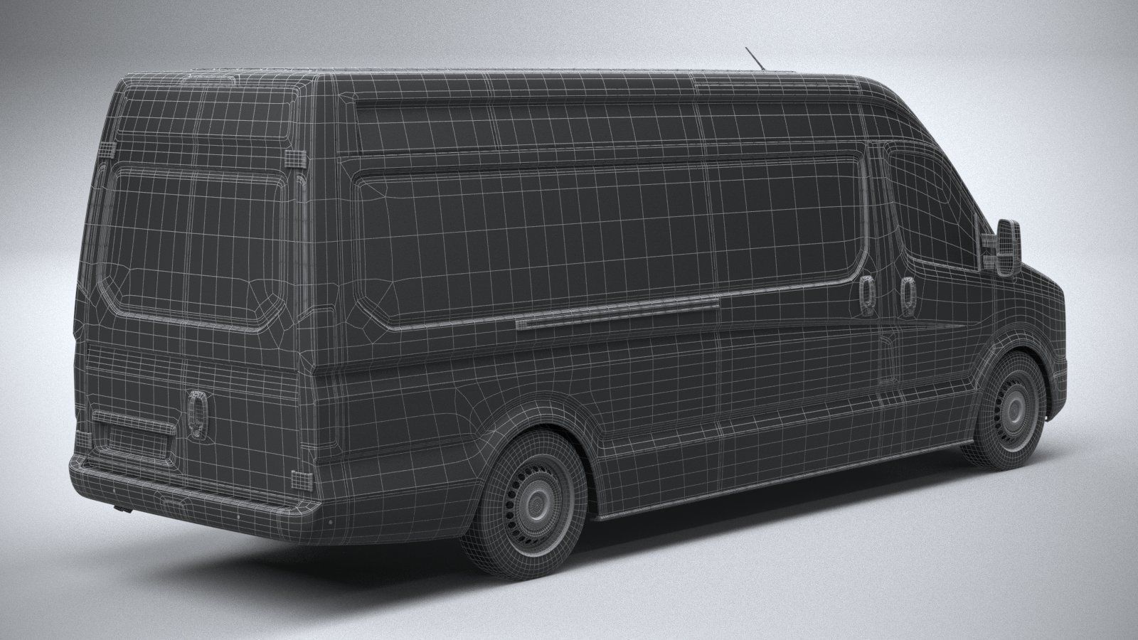 Generic Van Heavy 2020 3D model | CGTrader