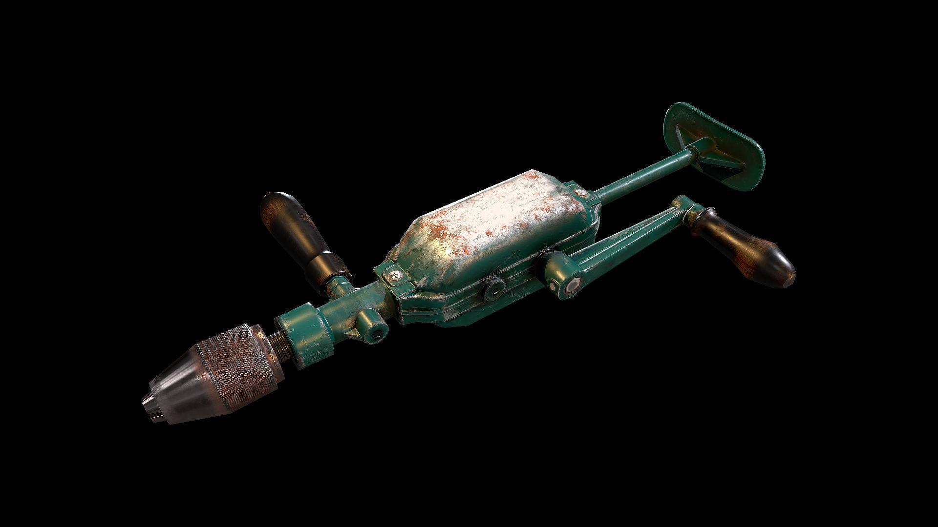 3D model Drill game ready and pbr texture VR / AR / low-poly | CGTrader